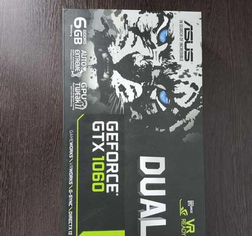 Видеокарта gtx 1060 6gb asus