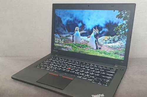 Удобный тонкий легкий 14"ThinkPad T460 i5 озу8 SSD