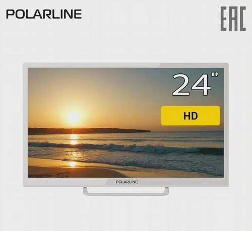 Телевизор polarline 24”