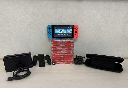 Nintendo switch с 18 играми