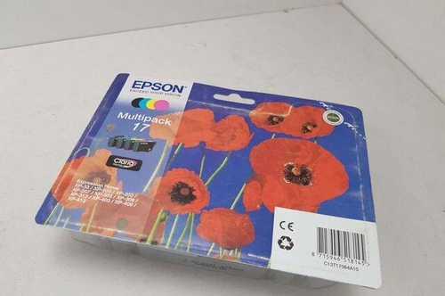 Комплект картриджей Epson T1701 Multipack 17 4 шт