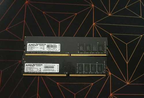 Оперативная память AMD Radeon R7 dimm DDR4 8Гб