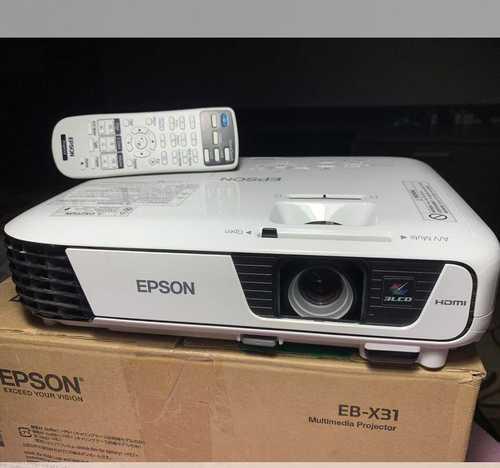 Проектор epson eb-x31 3200анси 0-ч, Hdmi, пульт