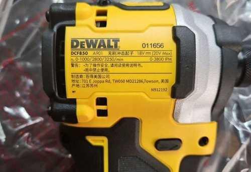 Винтоверт dewalt dcf850N