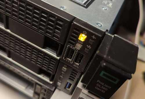 Сервер HPE DL360 g10 8SFF/ 2*IntelXeon5115 /192Gb