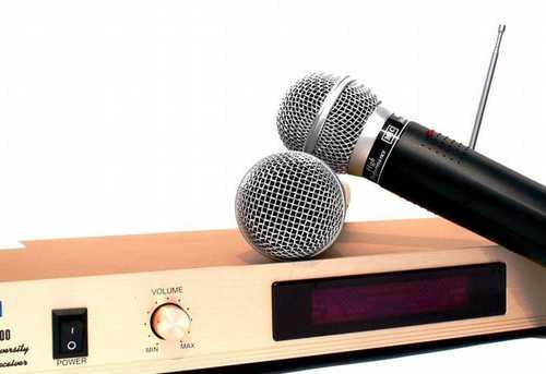 Вокальная радиосистема BX-2100 с 2- микрофонами