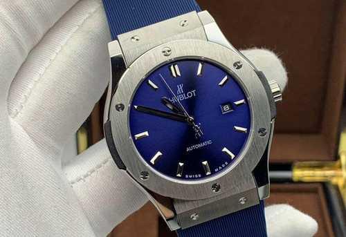 Часы мужские Hublot Blue/Silver