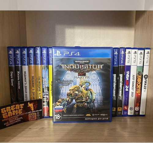 Игры PS4: Warhammer 40.000 Inquisitor - Martyr