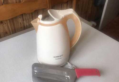 Чайник Скарлет + нож-шинковка