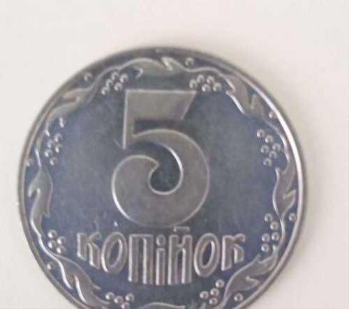 Монеты 5 коп, 1 гривна Украины