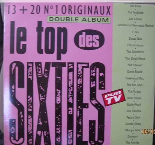 Виниловая пластинка LE TOP DES sixties 2LP