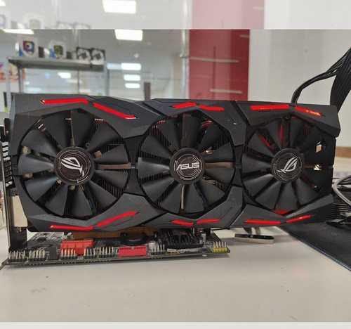 Видеокарта RX 580 8GB asus ROG strix