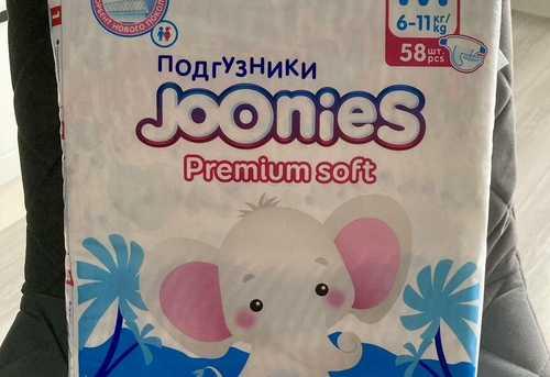 Подгузники joonies джунис М