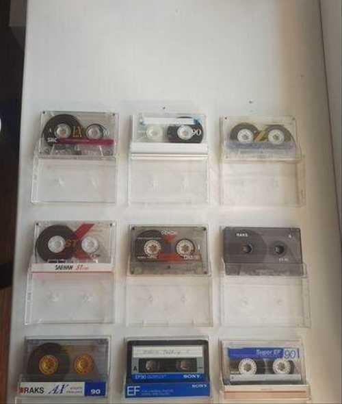 Аудиокассеты 1990-х годов фирменные