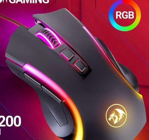 Игровая проводная мышь redragon m607