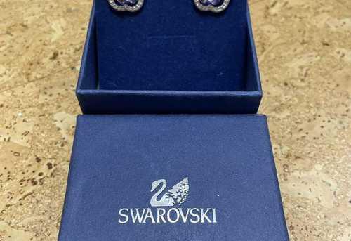 Серьги, пусеты, колье swarovski оригинал