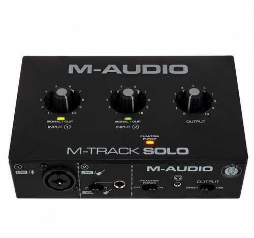 M-Audio M-Track Solo (новый USB аудиоинтерфейс)