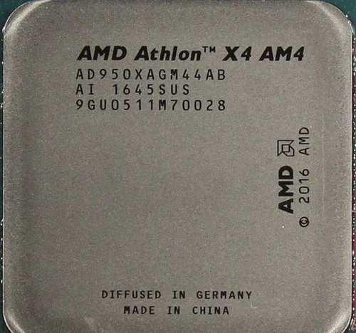 Процессор AMD Athlon X4 950 (AM4 3.5-3.8GHz 4с/4t)