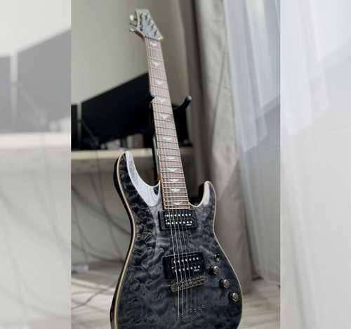 Электрогитара schecter omen extreme-7 stblk