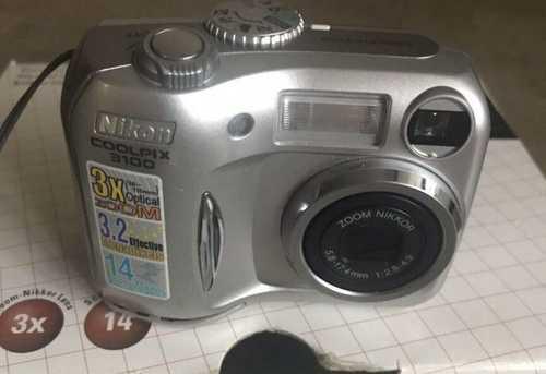Компактный фотоаппарат Nikon coolpix 3100