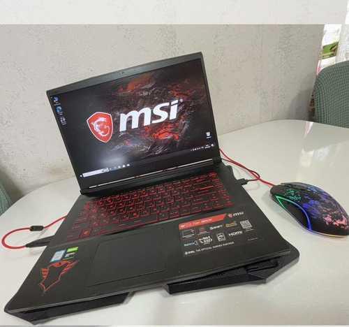 Игровой ноутбук msi gf63