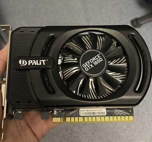 Видеокарта Palit GeForce GTX 1650 StormX 4GB