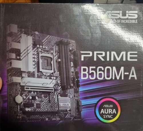 Материнская плата asus prime B560M-A LGA1200