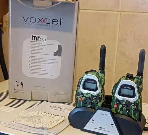 Пара раций Voxtel mr250, LPD433, 8 каналов, 10 мВт