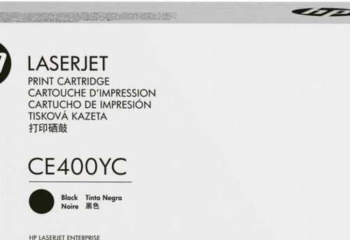HP CE400YC тонер-картридж черный (тех,упаковка)