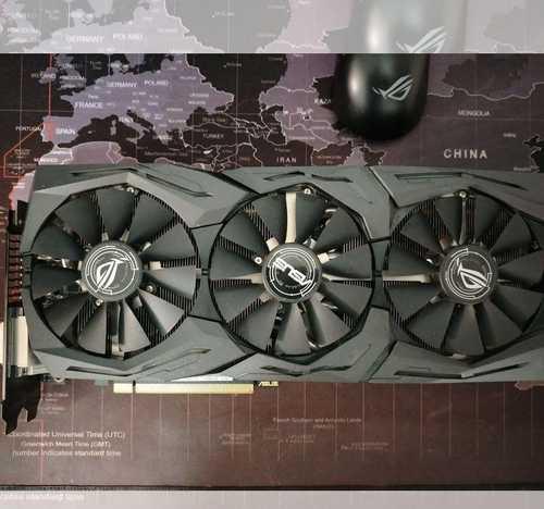 Видеокарта asus rog Strix 1070