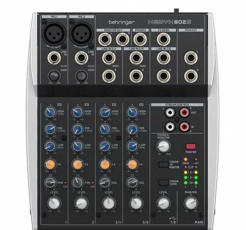 Микшерный пульт Behringer xenyx 802S, эквалайзер