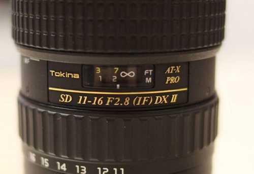 Tokina SD 11-16 F2.8 (IF) dxii (Canon)