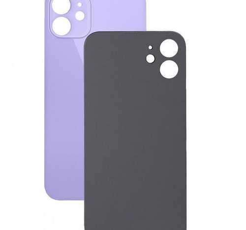 Стекло для iPhone 12 mini фиолетовое (purple)