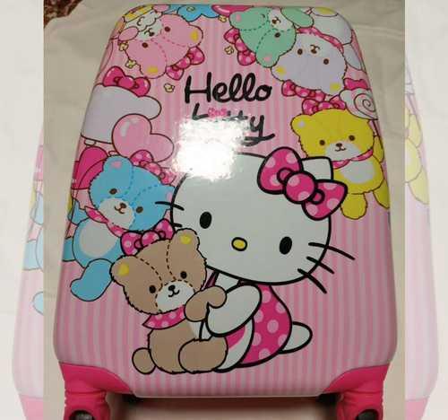 Новый детский чемодан Hello kitty