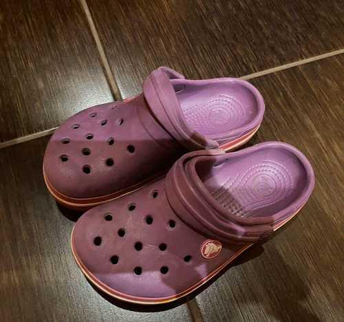 Тапки crocs оригинал на девочку С 10/11