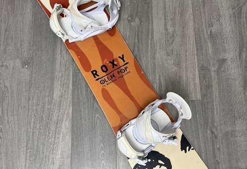 Сноуборд комплект Roxy Ollie Pop 151+Head в идеале