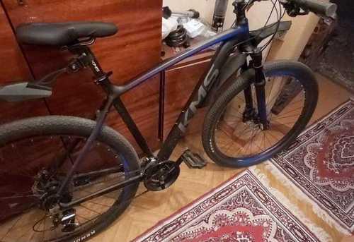29д. Велосипед KMS HD-522 (Рама 21", черно/синий)