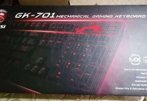 Механическая клавиатура MSI GK 701 cherry mx Новая