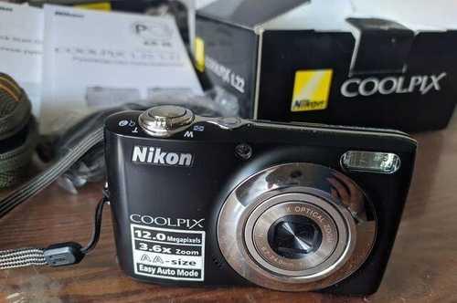 Цифровой фотоаппарат Nikon Coolpix L22