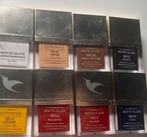 StasyAlex Matte Glaze 8 штук