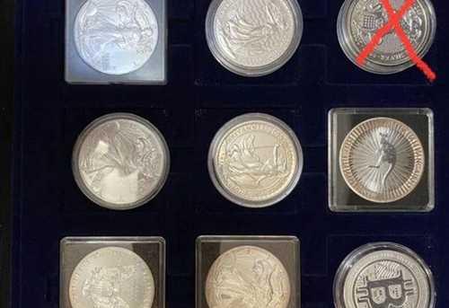 Инвестиционные монеты серебро 999,9