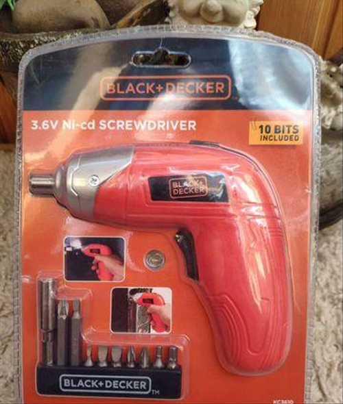 Аккумуляторная отвертка Black&Decker