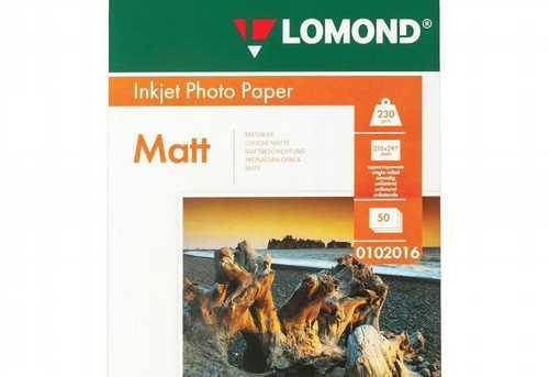Фото бумага для принтера Lomond Матовая 50листов