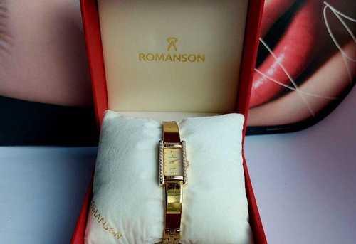Винтажные женские часы Романсон в коробке