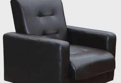 Кресло Аккорд экокожа темно-коричневая СПБ