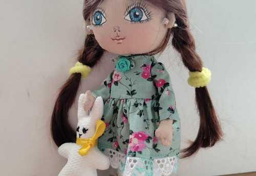 Кукла коллекционная с рисованным личиком