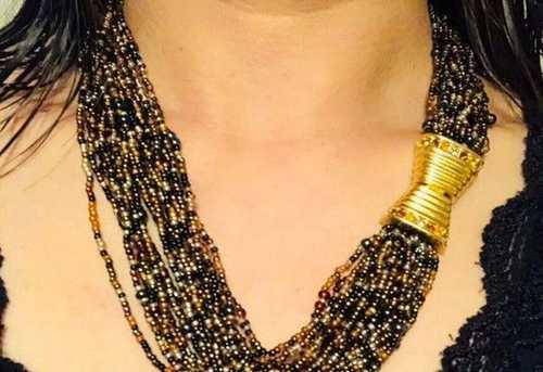 Винтажное ожерелье из бисера joan rivers