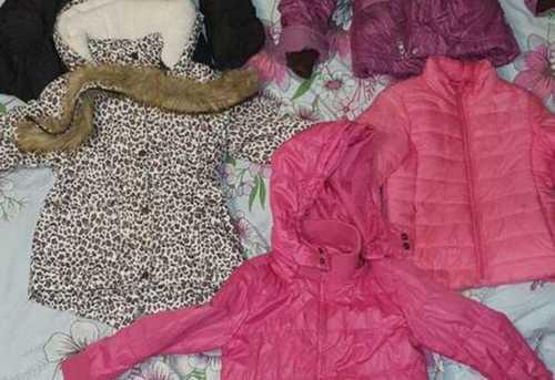 Детские куртки для девочек 110-116