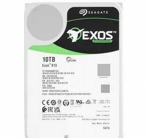 10 тб Жесткий диск Seagate Exos X18