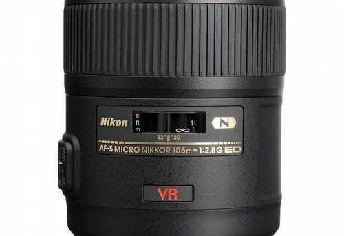 Nikon 105mm micro f2.8 VR (как новый)